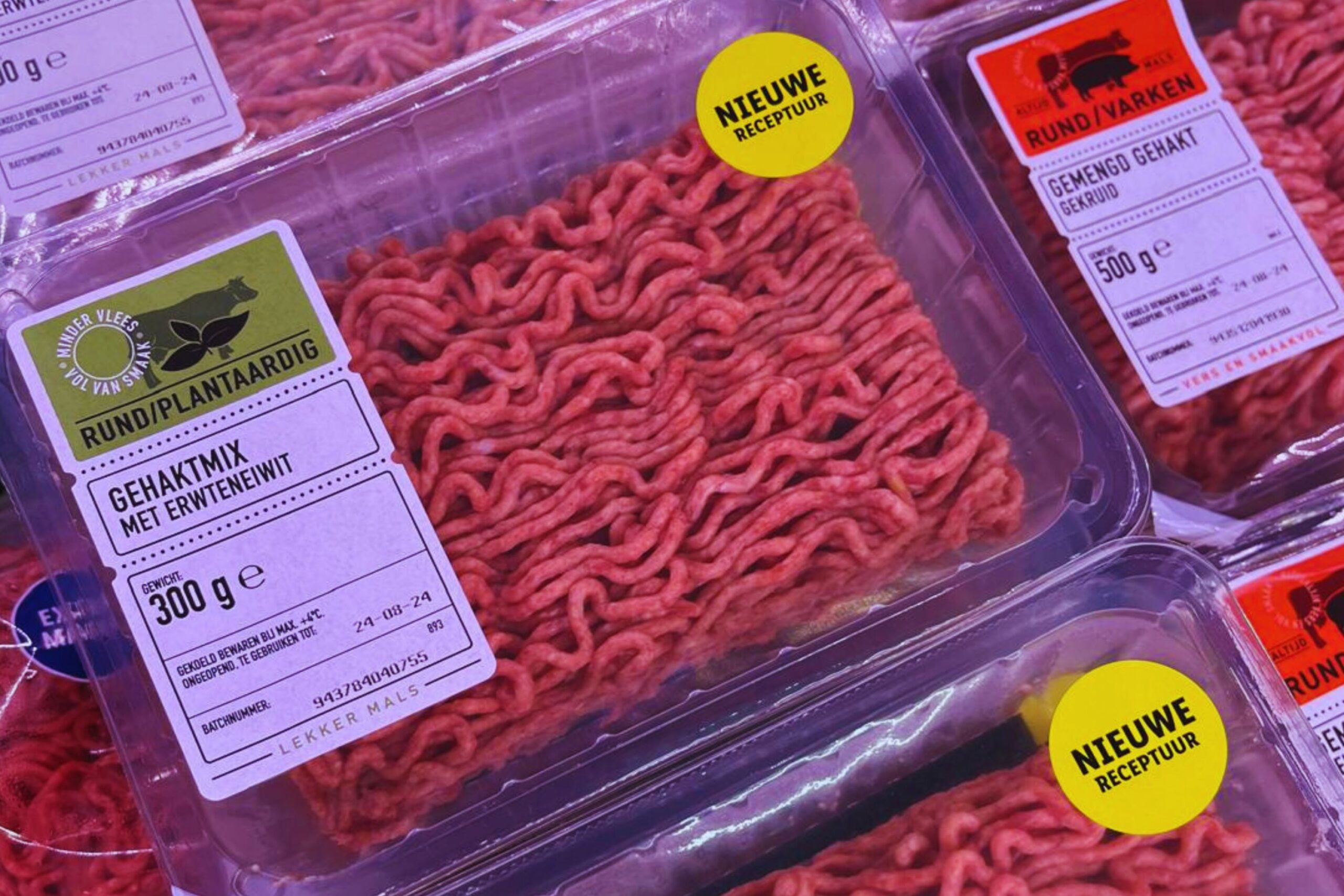 Lidl waagt zich aan hybride vleesproducten en introduceert erwten-gehaktmix